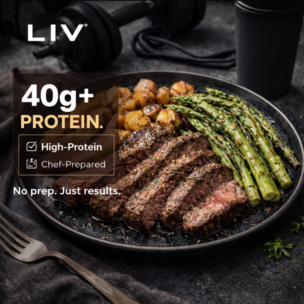 High Protein Meal Delivery (40g+) | LIV Strength Meals – LIV Nutrition